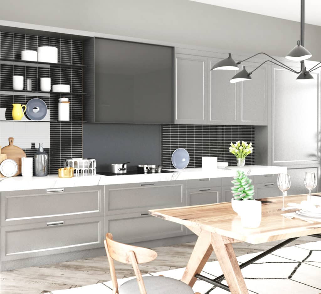 Kit Kat Matt Black Mosaic 145x22 - Erneste